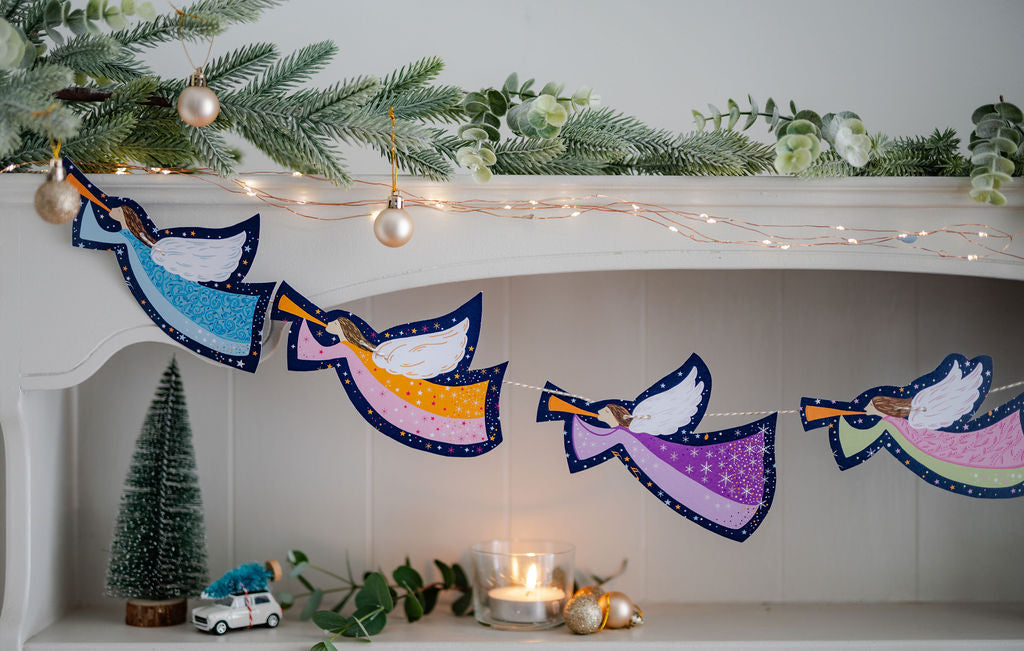 A Host of Angels Christmas Garland — Just About Light